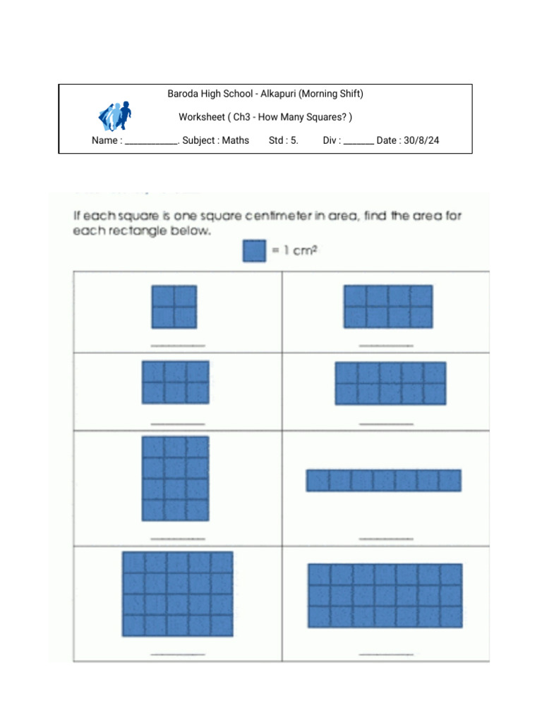 STD 5 Maths Practice WK | PDF