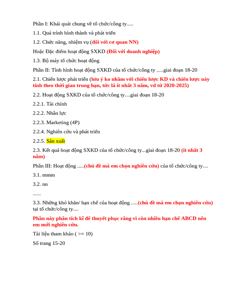 Samle Khung Báo Cáo T NG H P | PDF