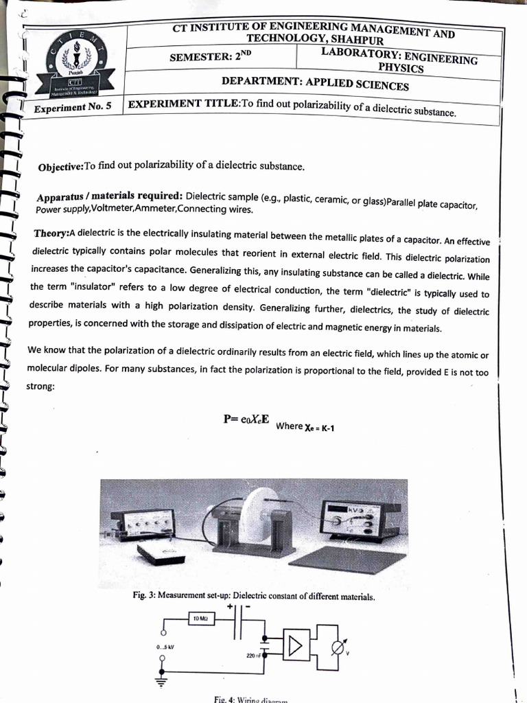 Dielectric Constant | PDF