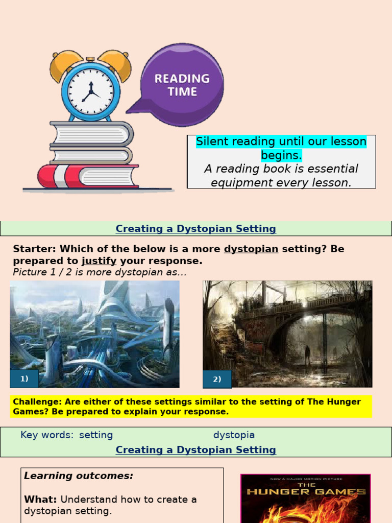 Creating Engaging Dystopian Settings | PDF | Dystopia | Human Communication