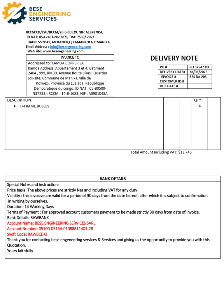 Dnote Bes - 174010 | PDF