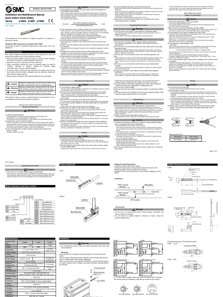 DM-9B_MANUAL | PDF | Switch | Relay
