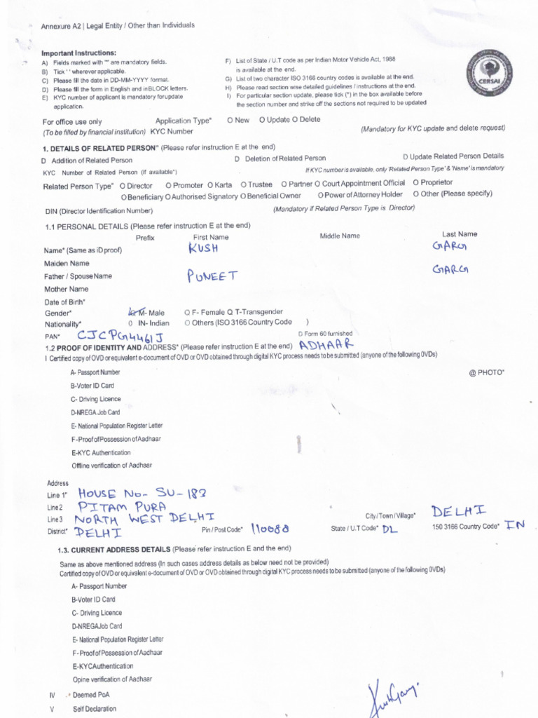 Partner Kyc | PDF | Identity Document | Authentication