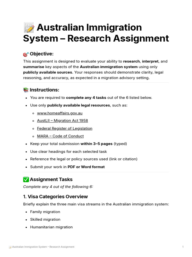 ozimmi_assignment | PDF | Travel Visa | Immigration
