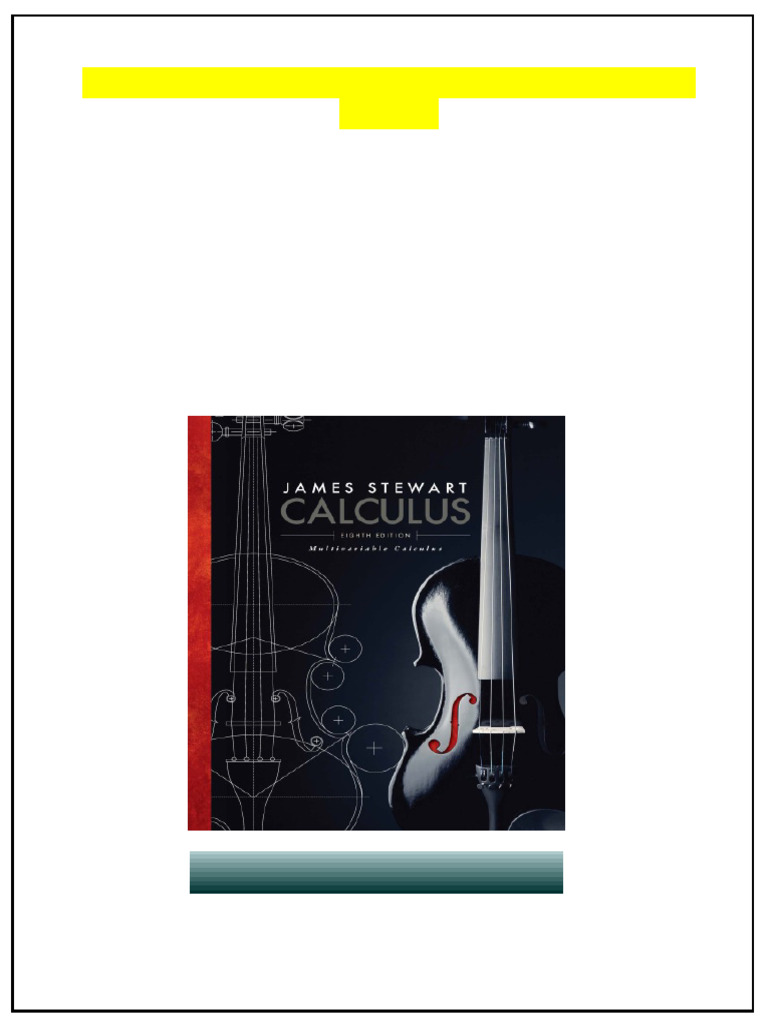 Multivariable calculus 8th Edition Stewart sample | PDF | Integral | Function (Mathematics)