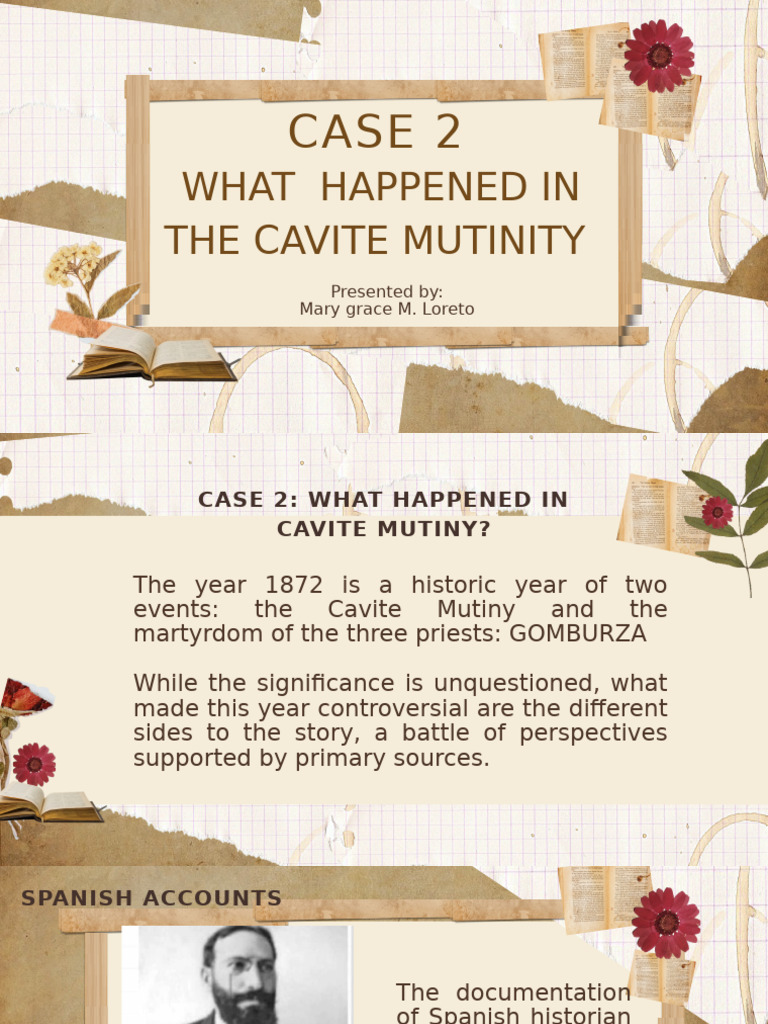 Case 2: What Happened in The Cavite Mutinity | PDF | Spanish East ...