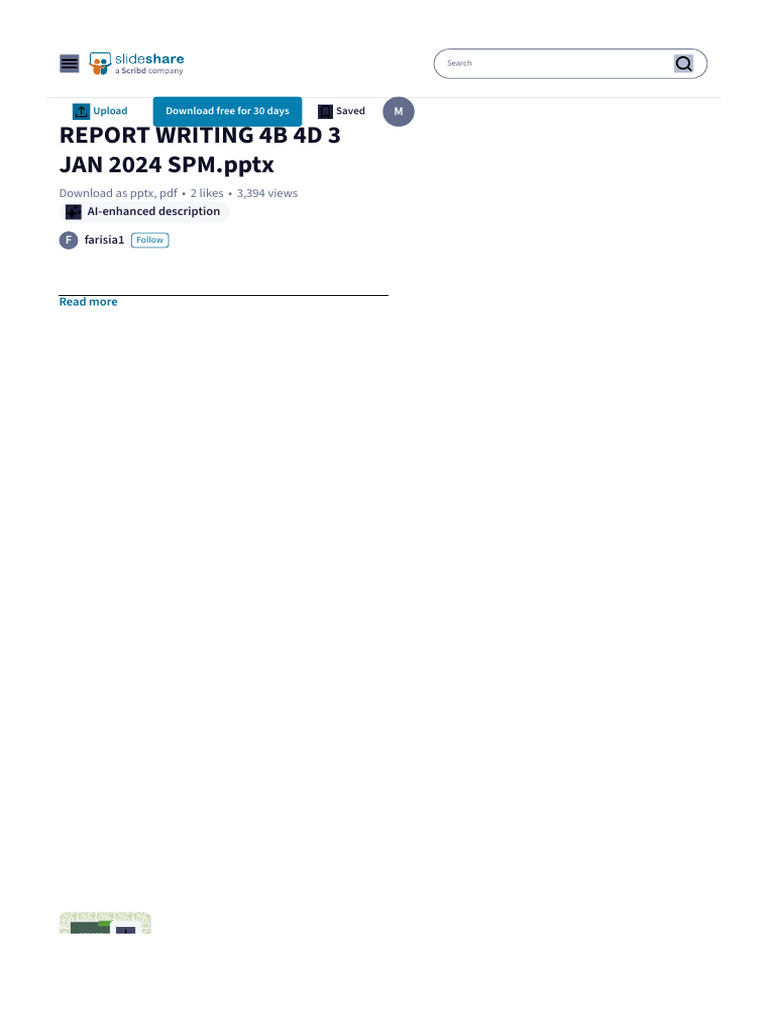 Report Writing 4b 4d 3 Jan 2024 Spm.pptx | PDF | Qualifications ...