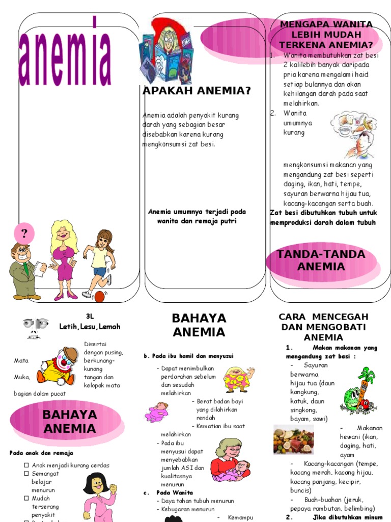 Leaflet Anemia | PDF