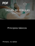 Tipos de férulas y sus indicaciones | PDF | Codo | Tobillo