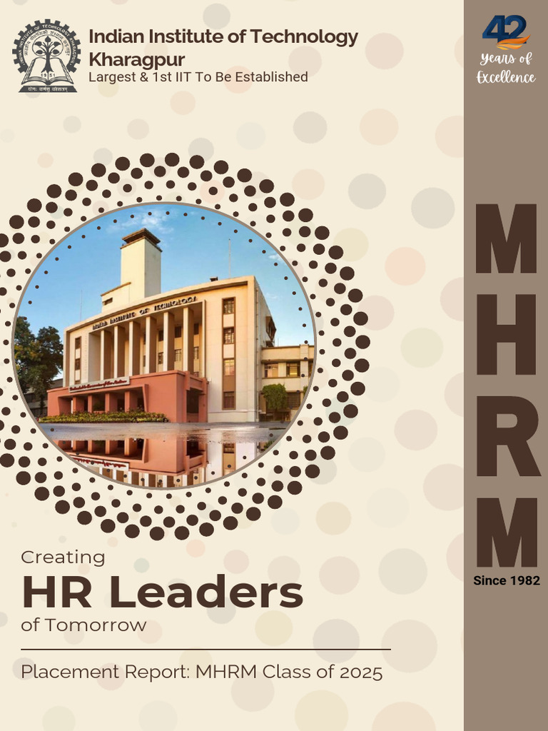 MHRM Placement Report 2025 - IIT Kharagpur | PDF