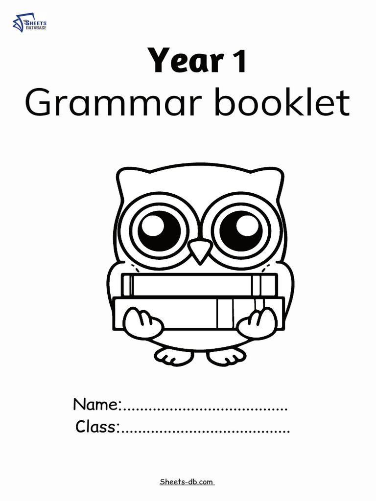 Year 1 Grammar Guide | PDF