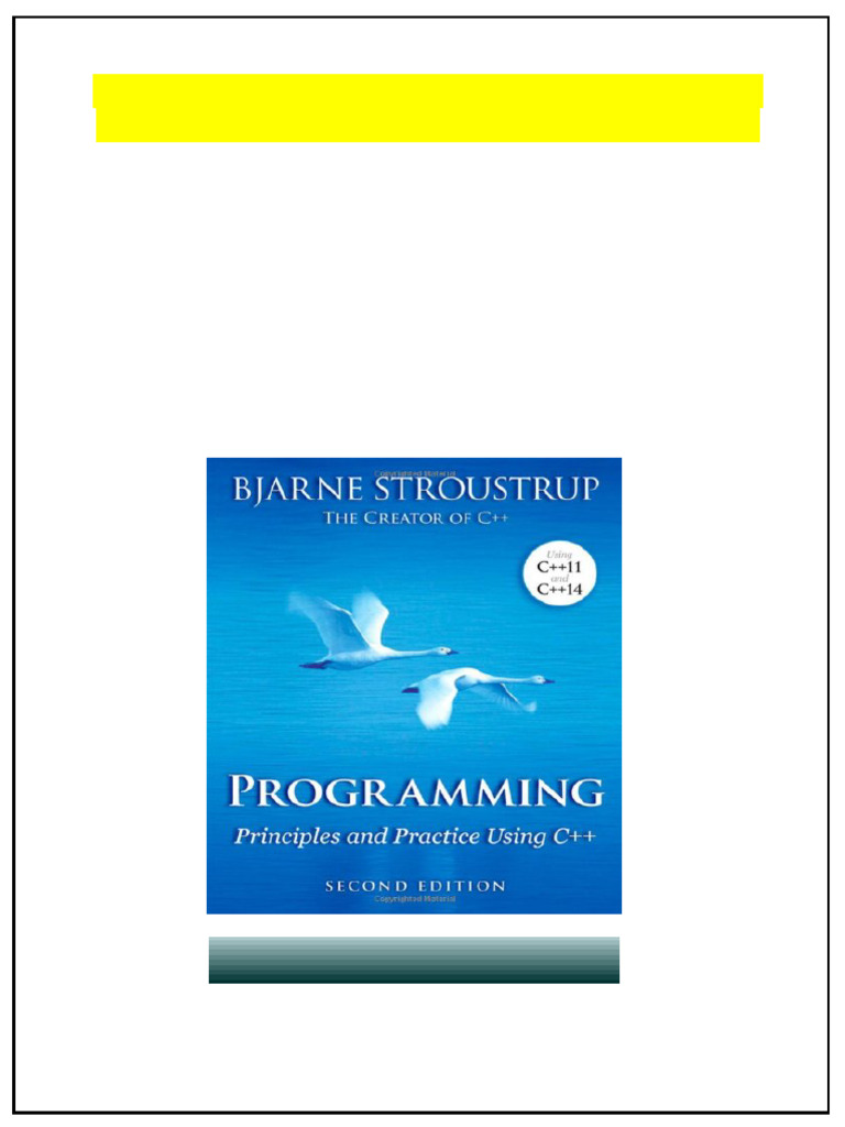 Programming: Principles and Practice Using C++, Second Edition ...