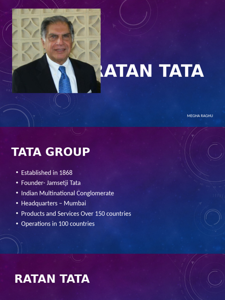 Ratan Tata: Megha Raghu | PDF