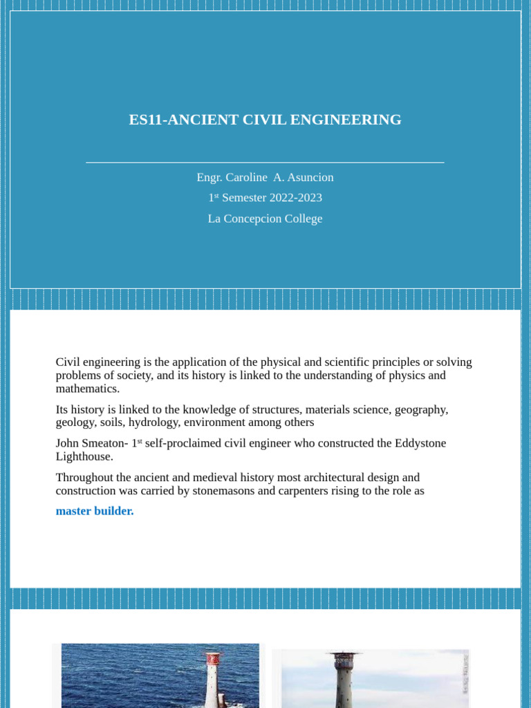 Ancient Civil Engineering Insights | PDF | Internet Of Things | Civil ...