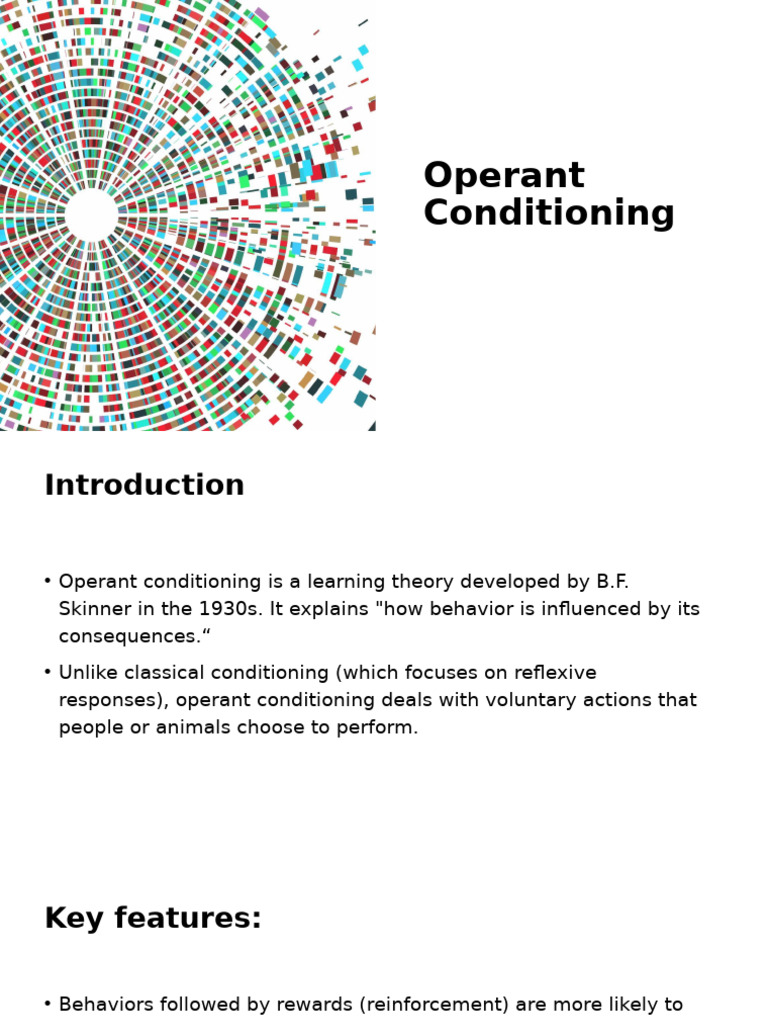Operant Conditioning | PDF | Reinforcement | Scientific Theories