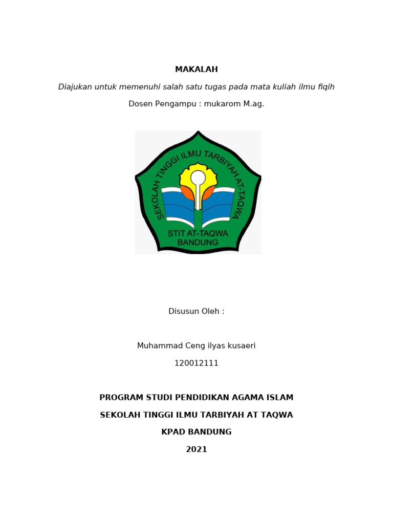 Makalah FIqih Jinayat | PDF