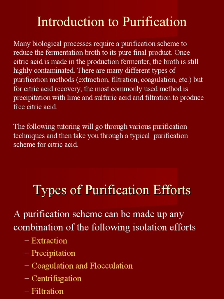 Purification Tutorial 2004 | PDF | Filtration | Solubility