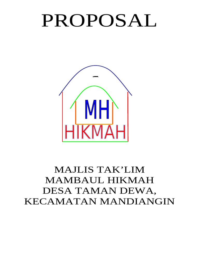 Proposal Bantuan Majlis Tak’lim Taman Dewa | PDF