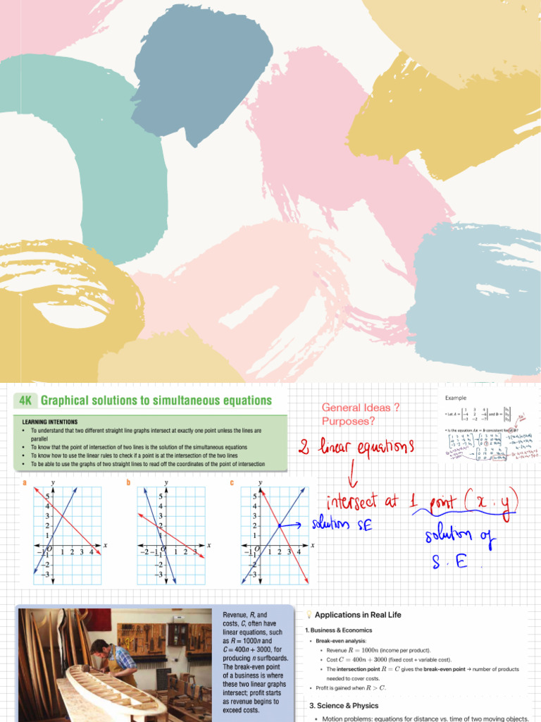 Solving Simultaneous Equations | PDF | Equations | Discrete Mathematics