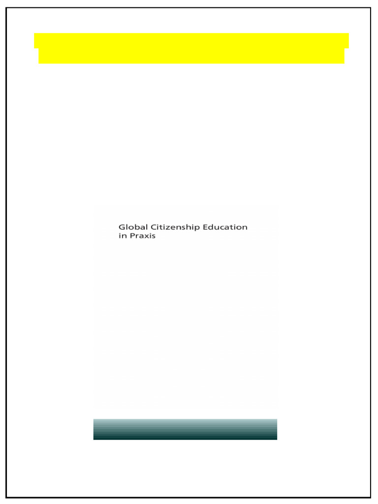 Global Citizenship Education in Praxis: Pathways for Schools 2nd ...