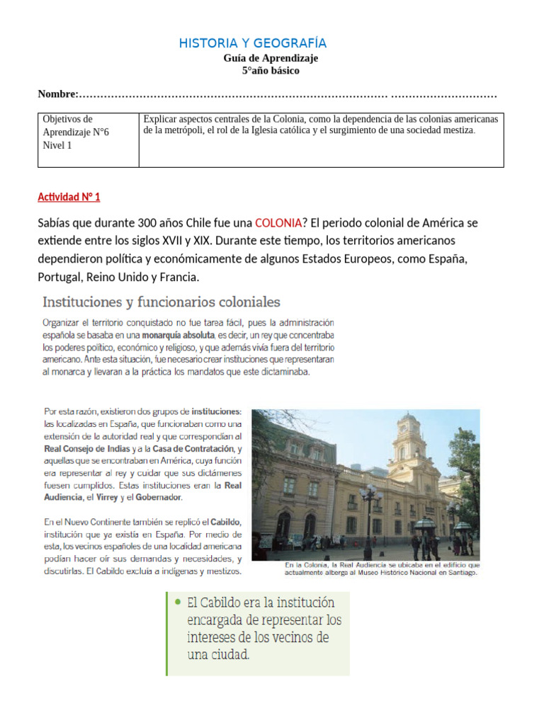 Historia de la Colonia en América | PDF | Américas | Nueva españa
