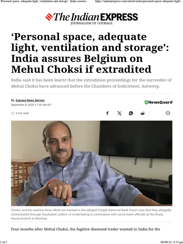 Personal Space, Adequate Light, Ventilation and Storage' - India ...