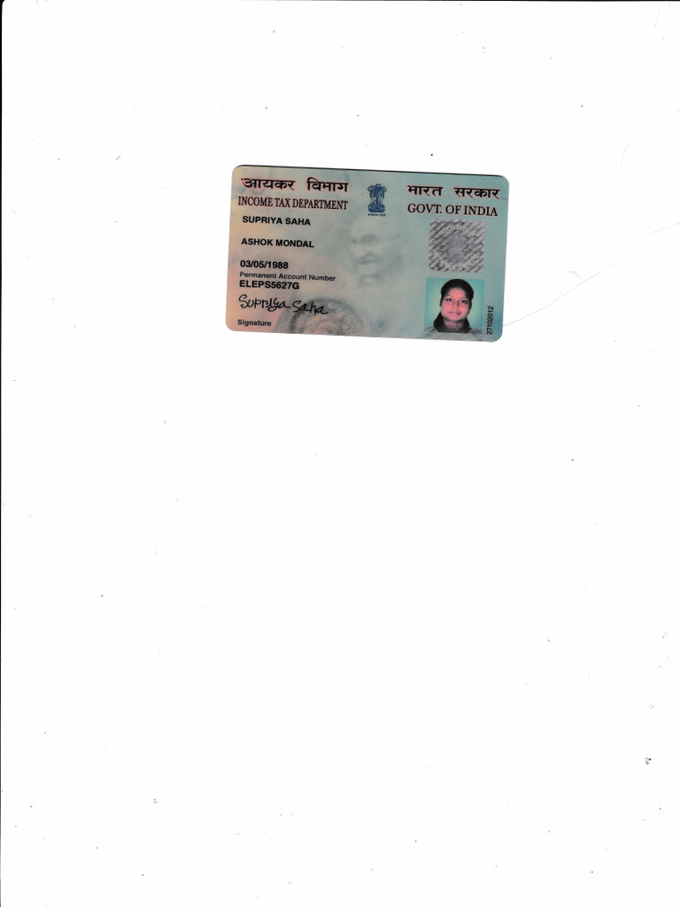 Pan Card | PDF