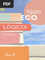 Tijolo Ecolgico Manual Prtico | PDF | Tijolo | Argamassa (alvenaria)
