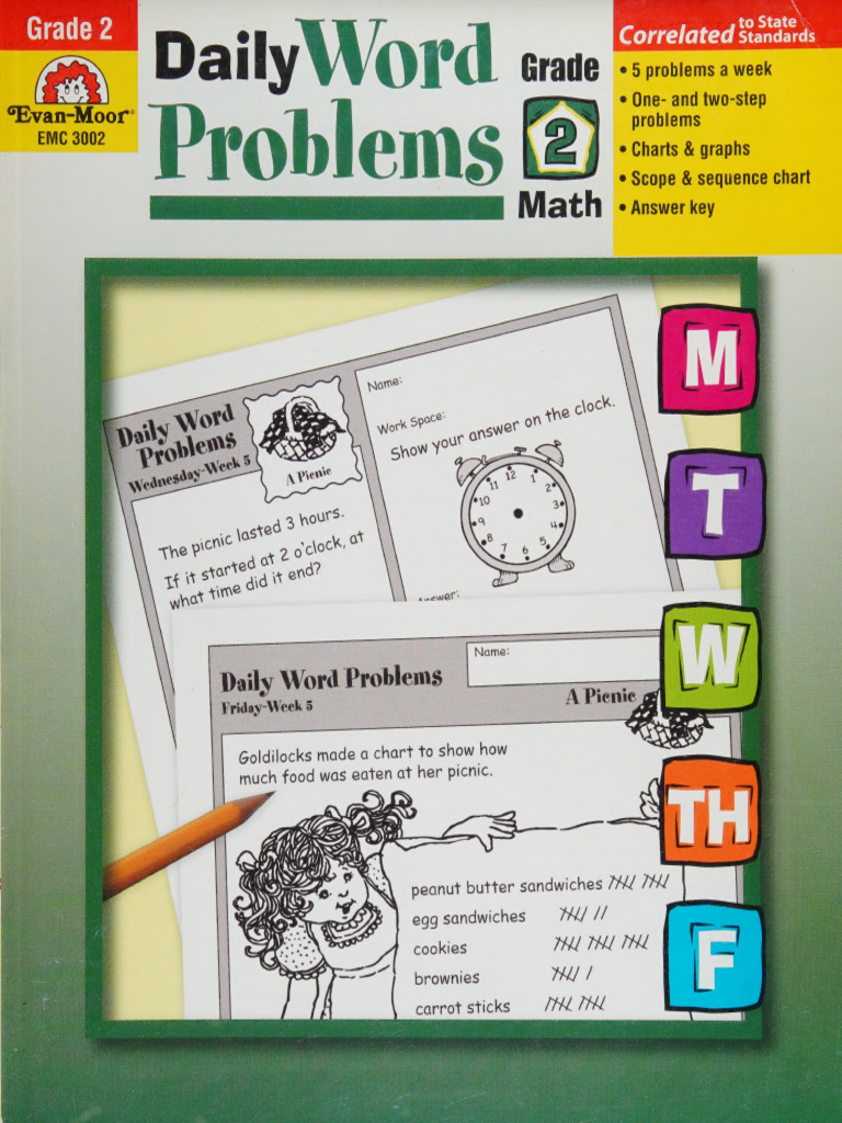 Daily Word Problems for Grades 1-6 | PDF | Soup