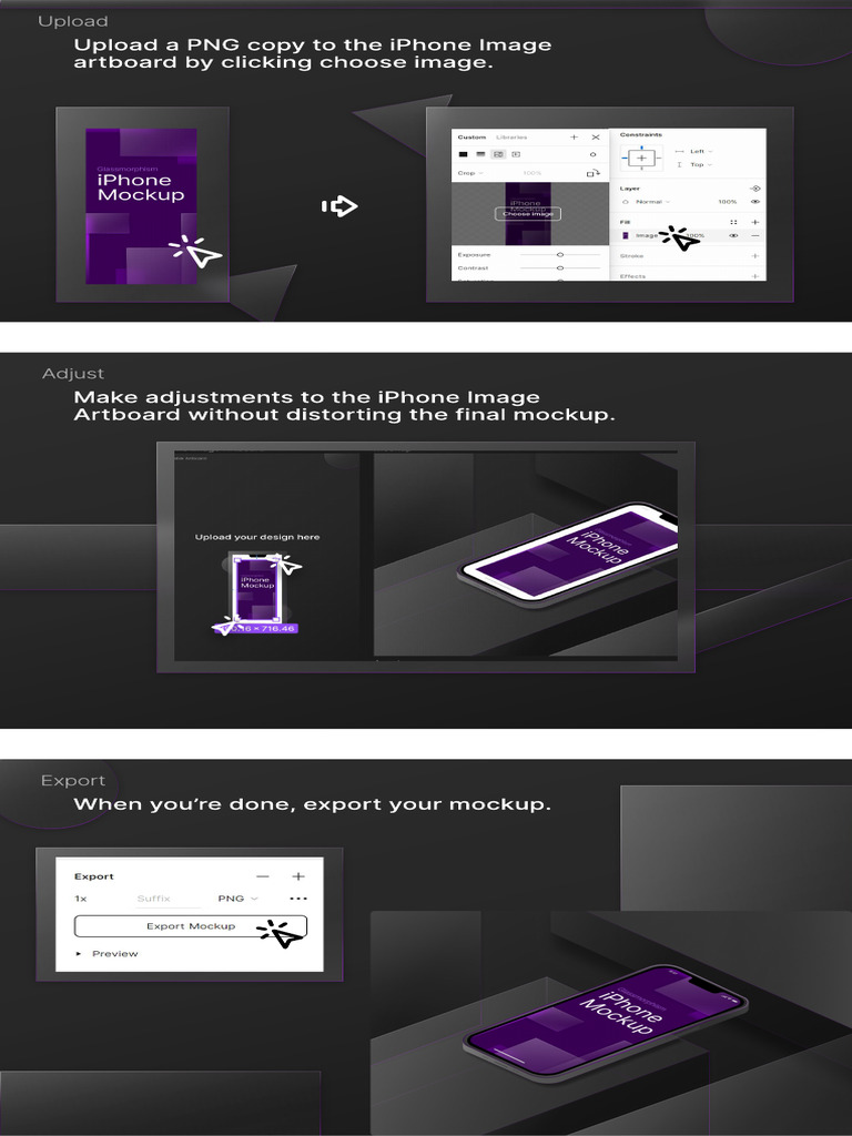 iPhone Image Mockup Guide | PDF