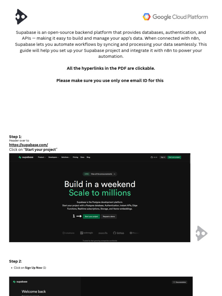 Supabase and Postgres Intergration - G-Sheets | PDF | Databases | Password