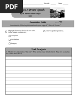"I Have a Dream: Key Questions & Answers" | PDF | Martin Luther King Jr.