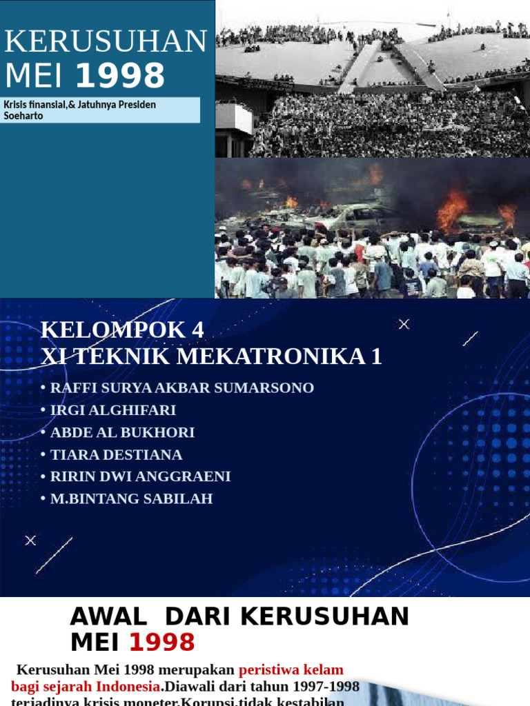 Kerusuhan Mei 1998 | PDF
