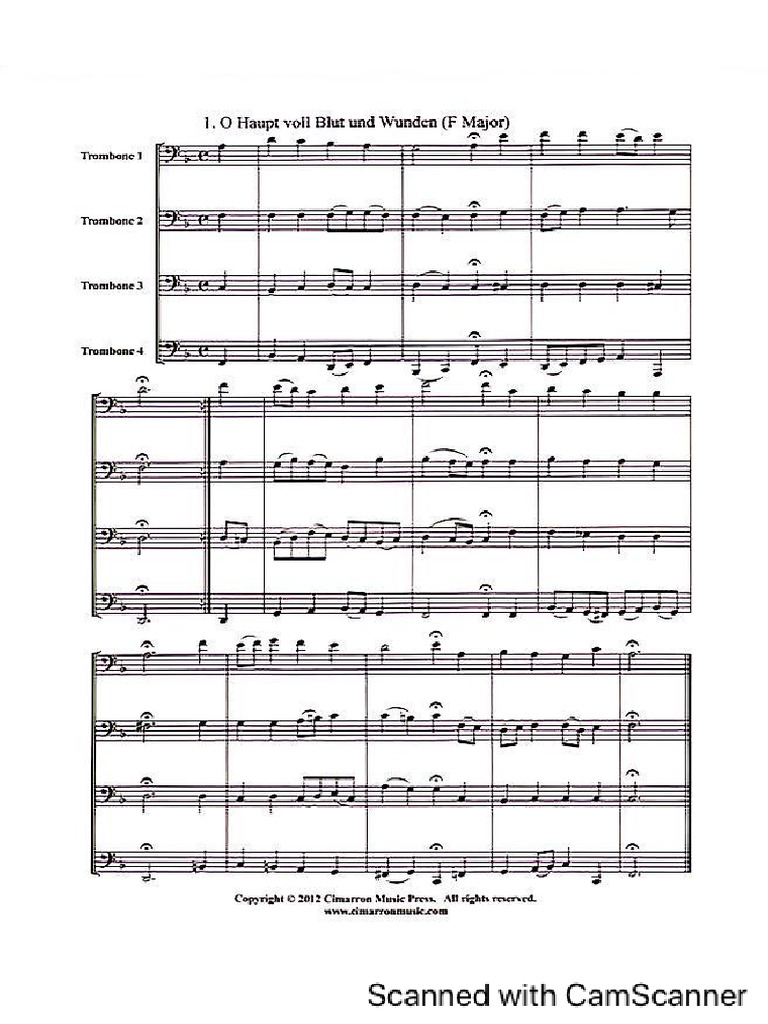 Trombone Quartet | PDF