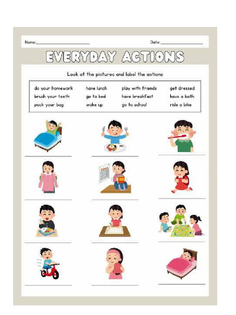 Daily Activity | PDF