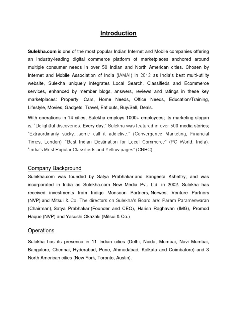 Introduction | PDF | Websites | Communication