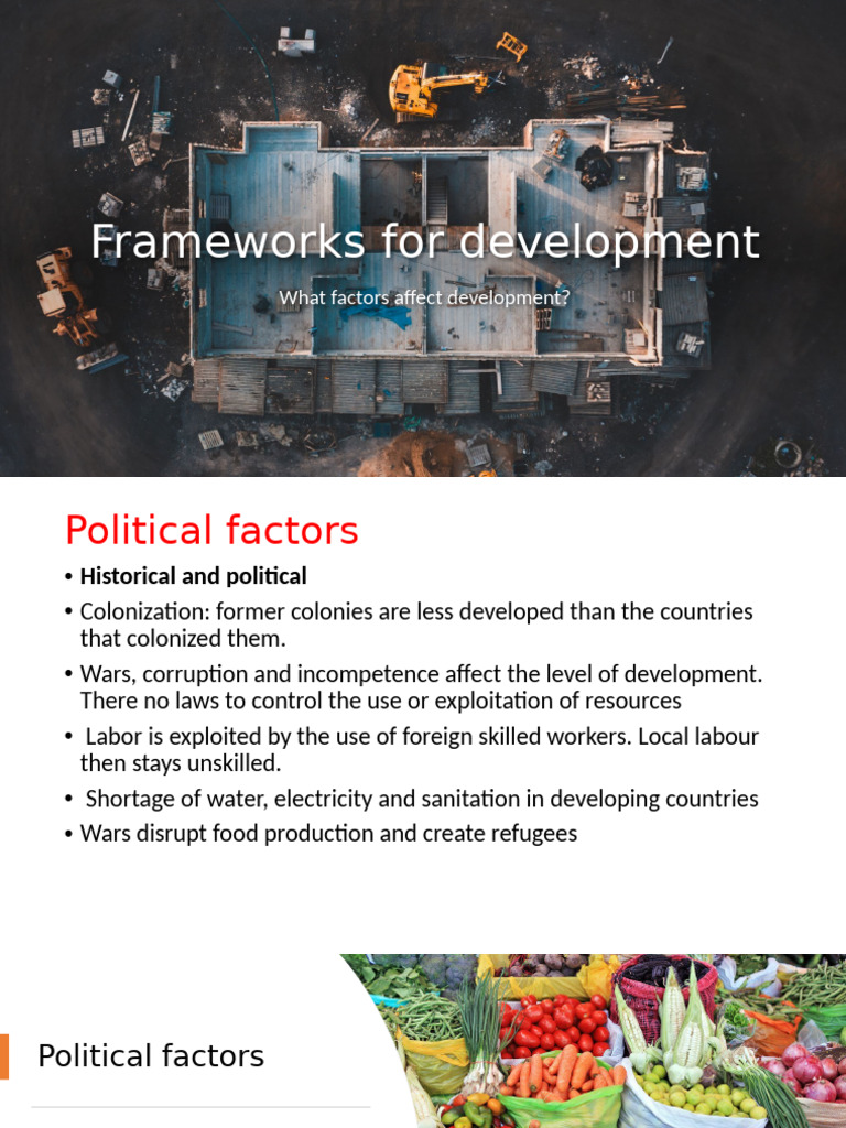 Factors Influencing Development Frameworks | PDF | Developing Country ...