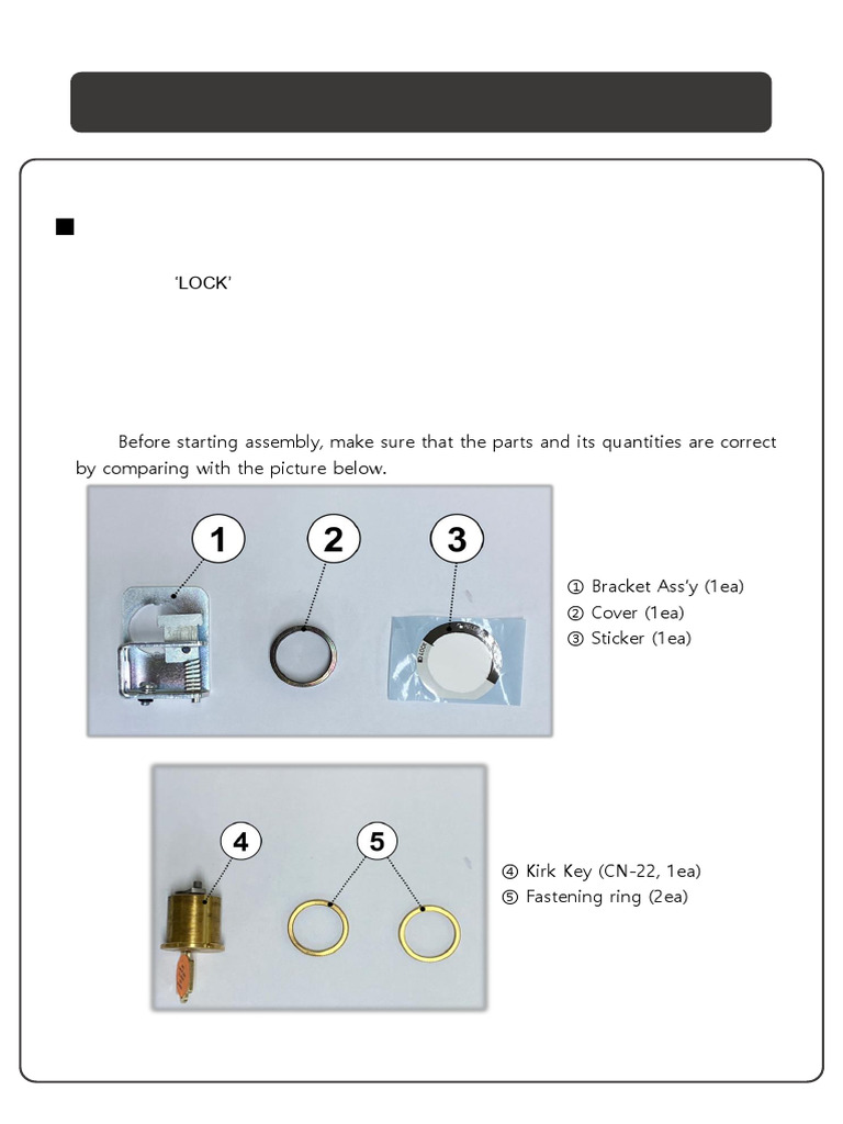 LS Electric Key Lock Installation Manual UVL-UV Kirk Key CN-22 | PDF ...