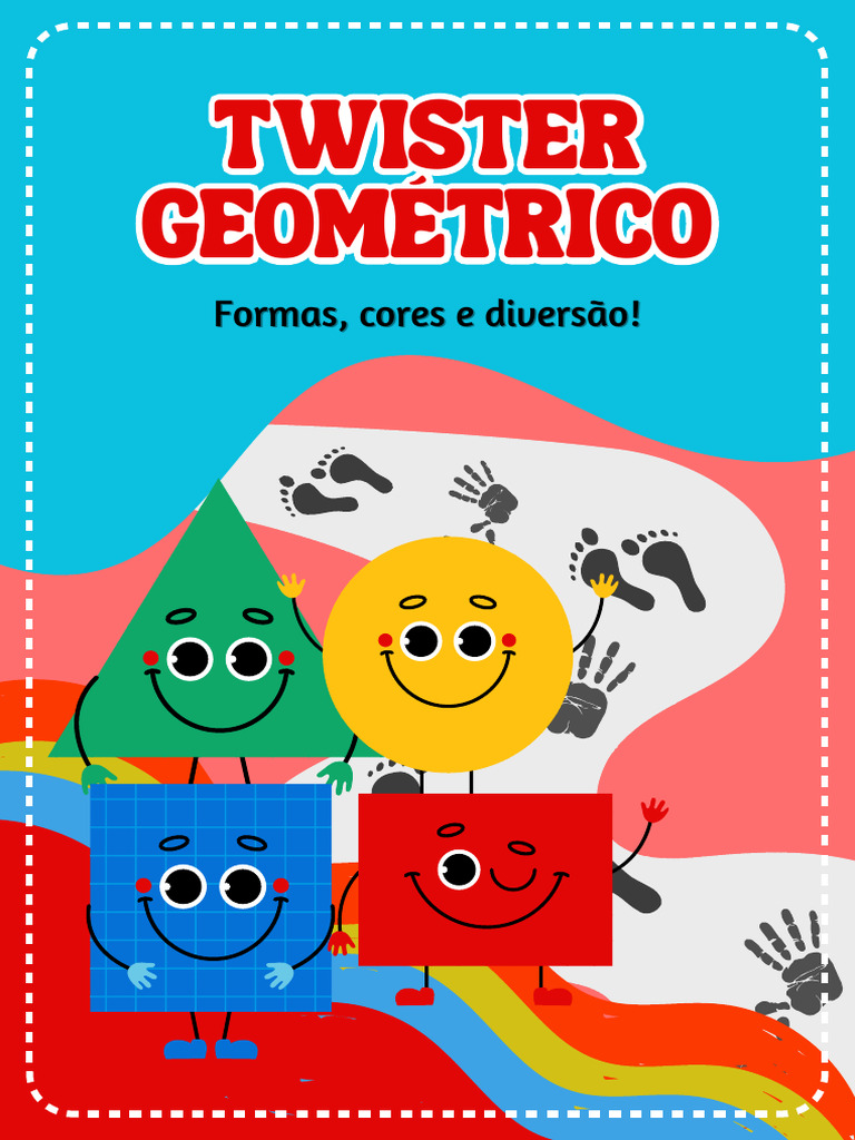 Colorful Fun Trace Geometric Shapes Math Worksheet | PDF