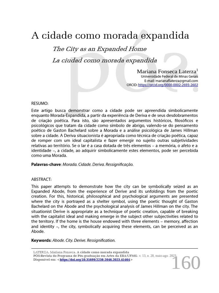 08 45464 POS+28 Laterza a+Cidade+Como+Morada-expandida | PDF | Carl ...