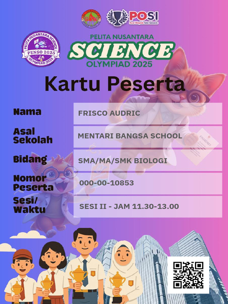 Kartu Pererta Frisco Audric | PDF
