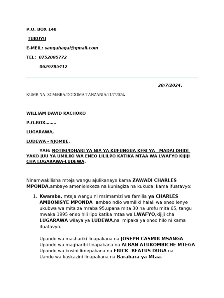 Ambonisye Notisi | PDF