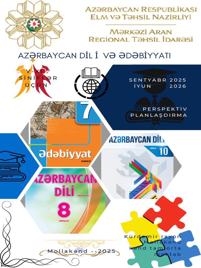 5-11 Ana Dili 2025-2026 Planlama Tamerlan Məhərrəmov | PDF