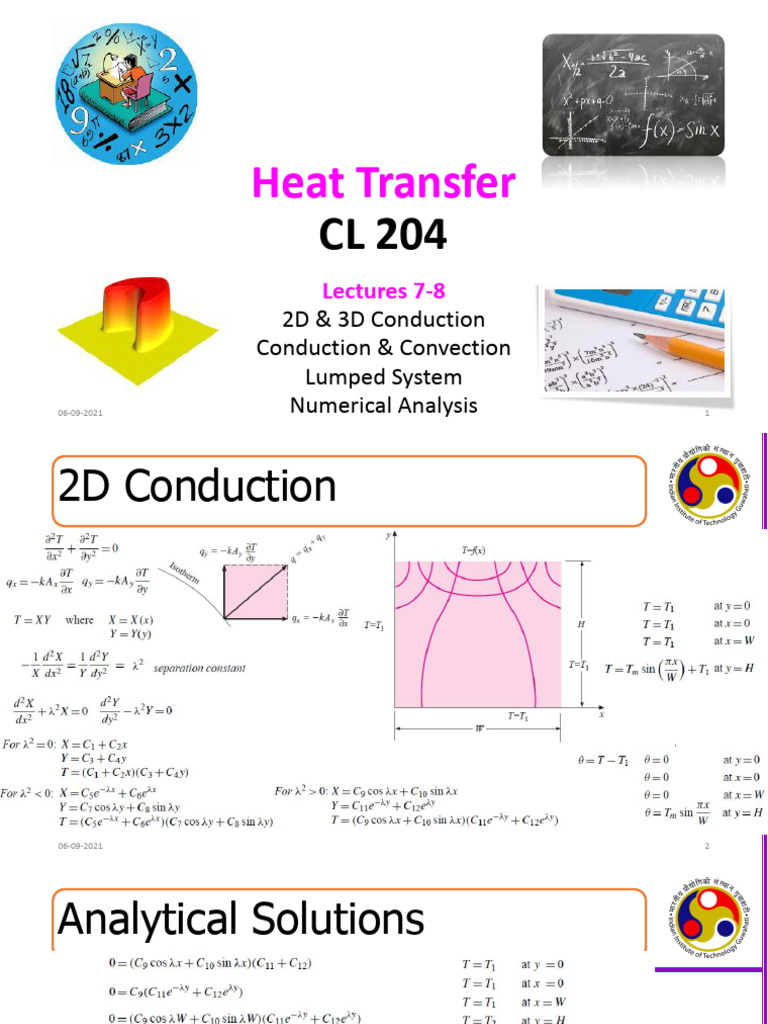 2D & 3D Heat Transfer Concepts | PDF