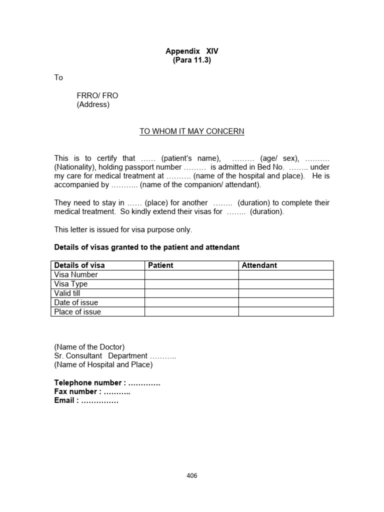 Medical Certificate Format-2 | PDF