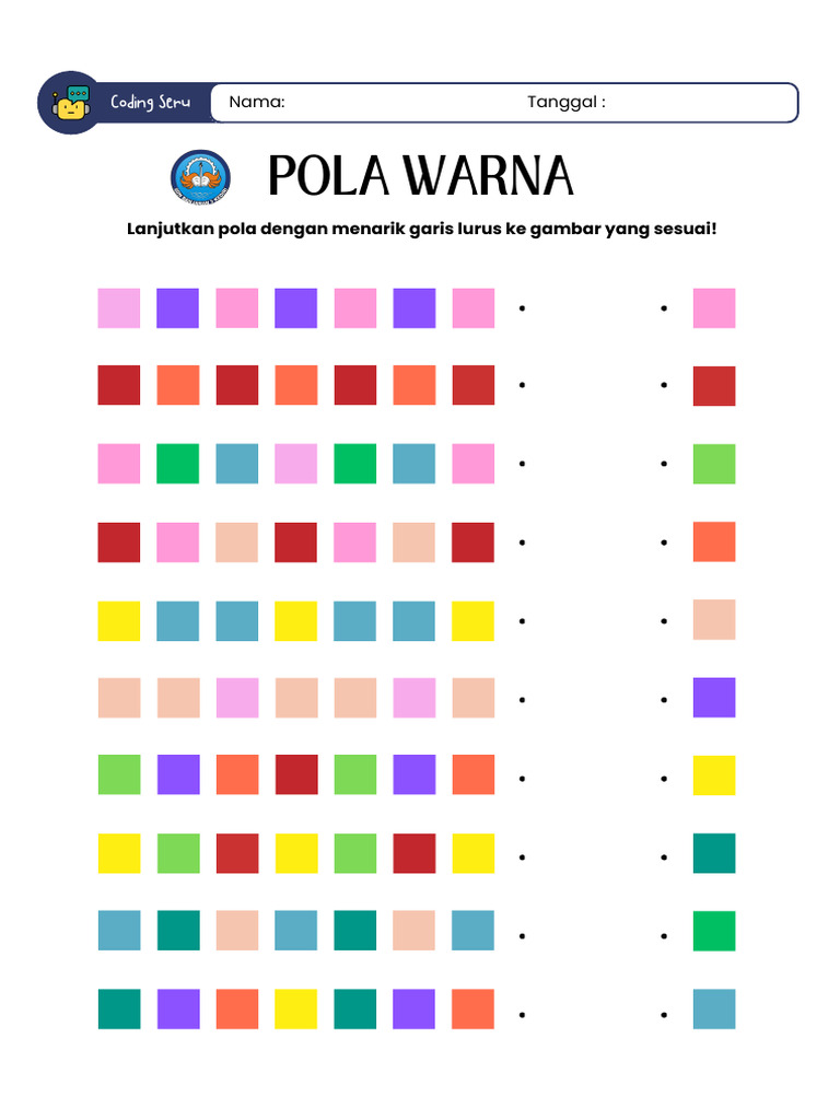 Koding Pola Warna | PDF
