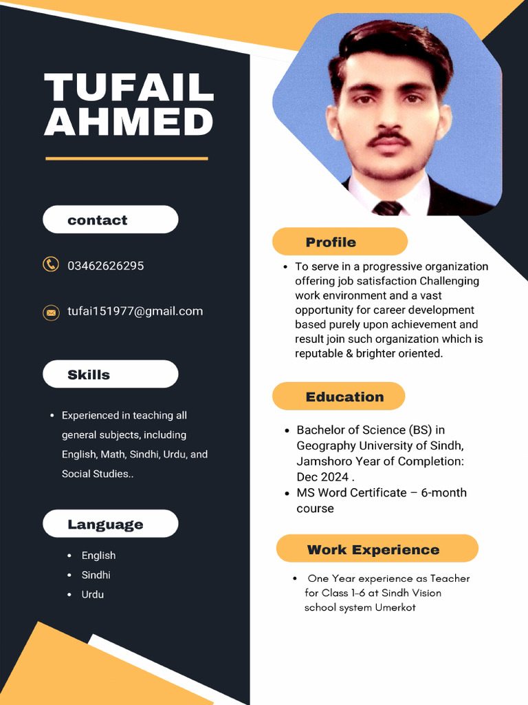 Tufail Ahmed CV. | PDF