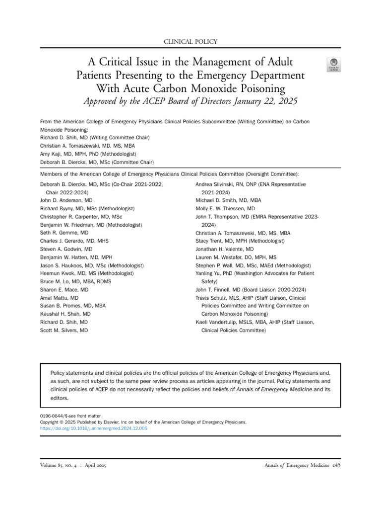 A Critical Issue in The Management of Adult Patients Presenting To The ...