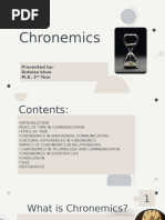 Understanding Chronemics in Communication | PDF | Time | Communication