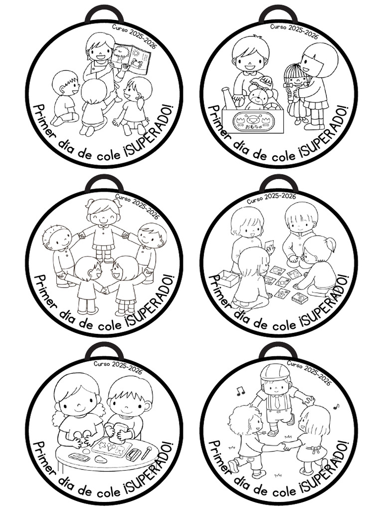 Medallas Primer Día Cole PDF | PDF
